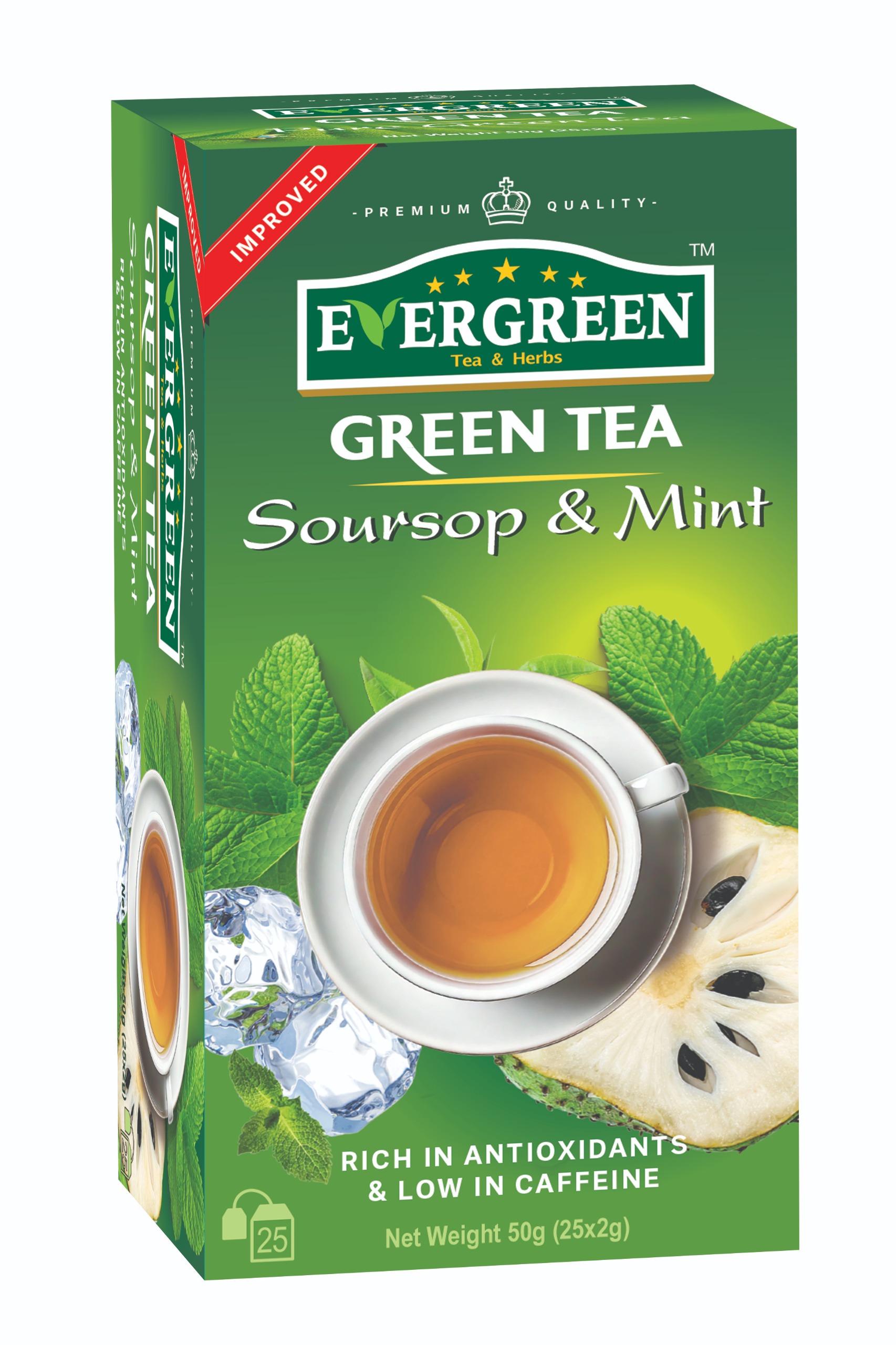 Soursop & Mint Green Tea | Evergreen Green Tea